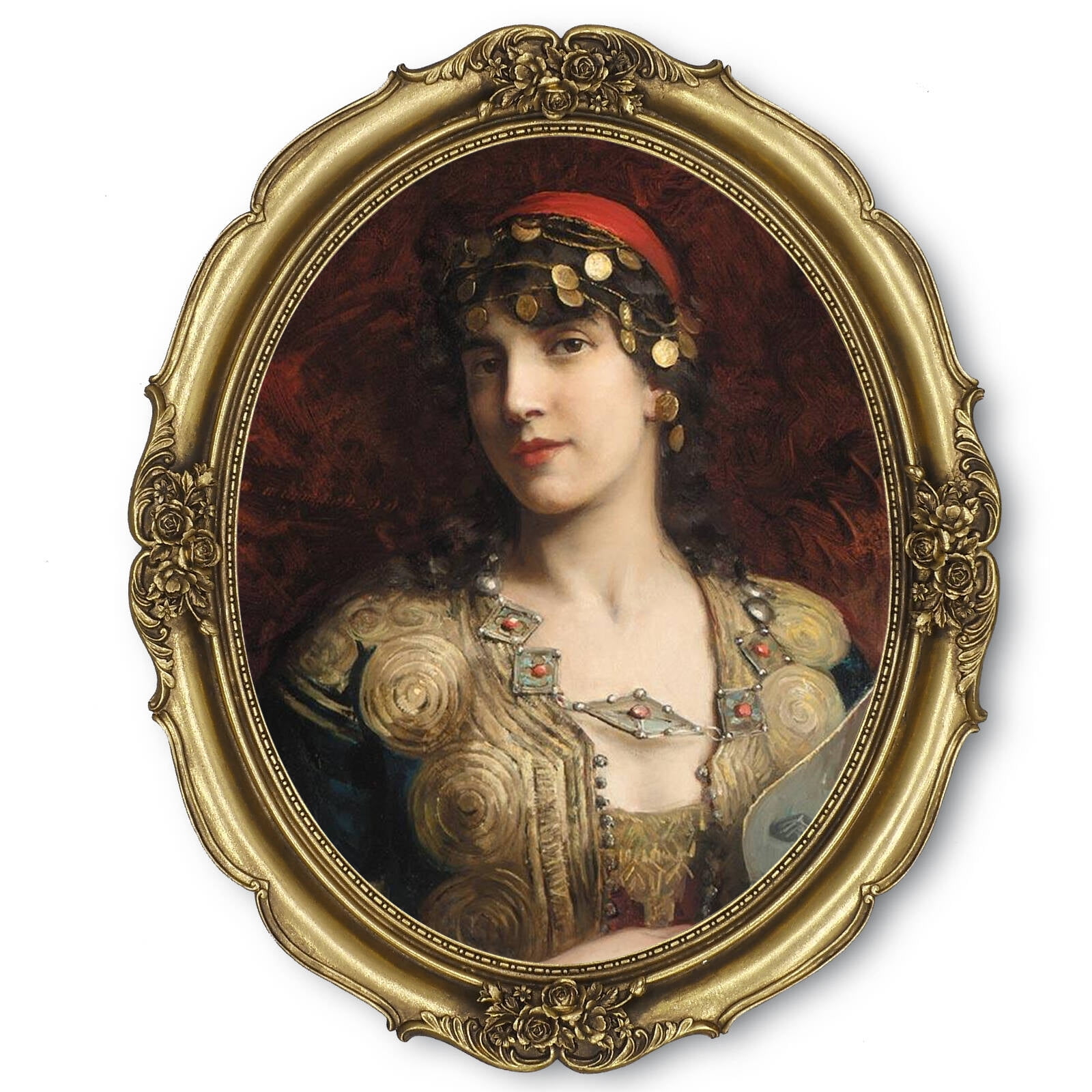 Oval Picture Frame 11x14 Gold Photo Frames Vintage Gallery Wall Decor ...