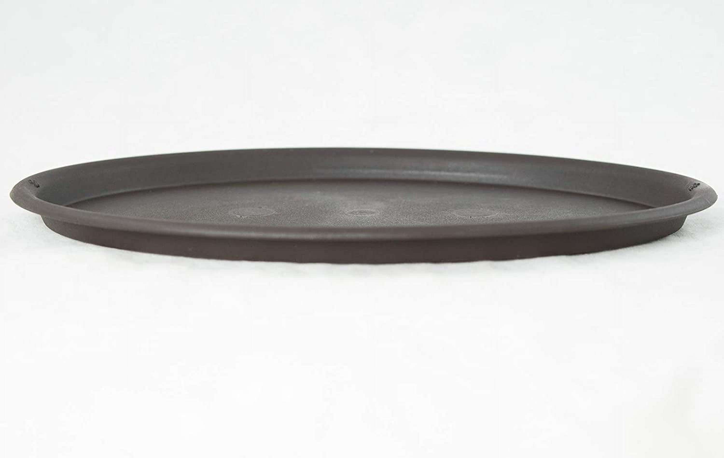 Oval Plastic Brown Humidity/Drip Tray for Bonsai Tree & House Indoor ...