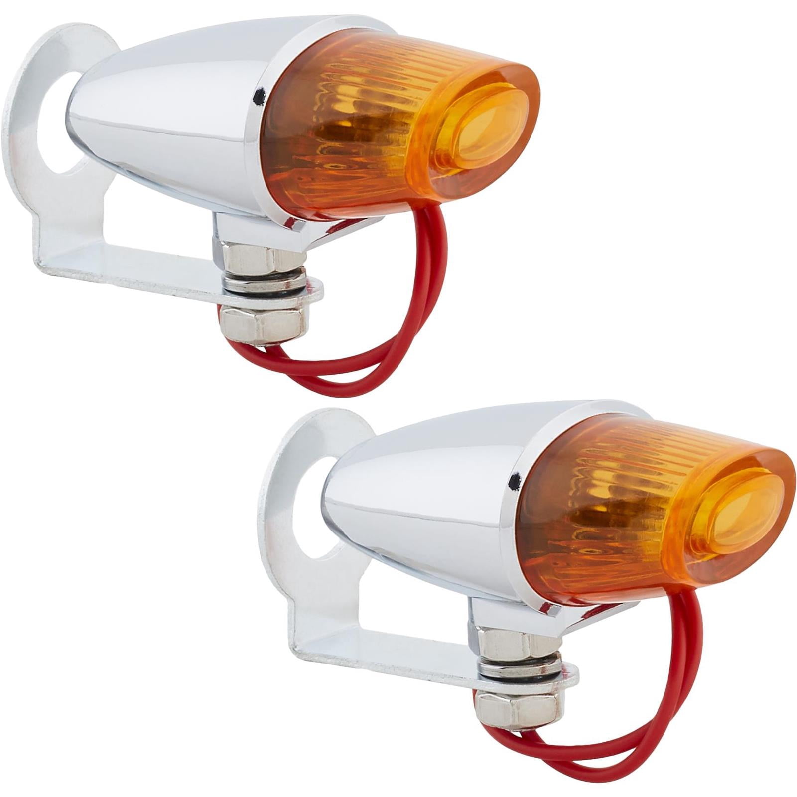 Oval Pony Light, Single Filament Bulb, Amber Lens, Pair - Walmart.com