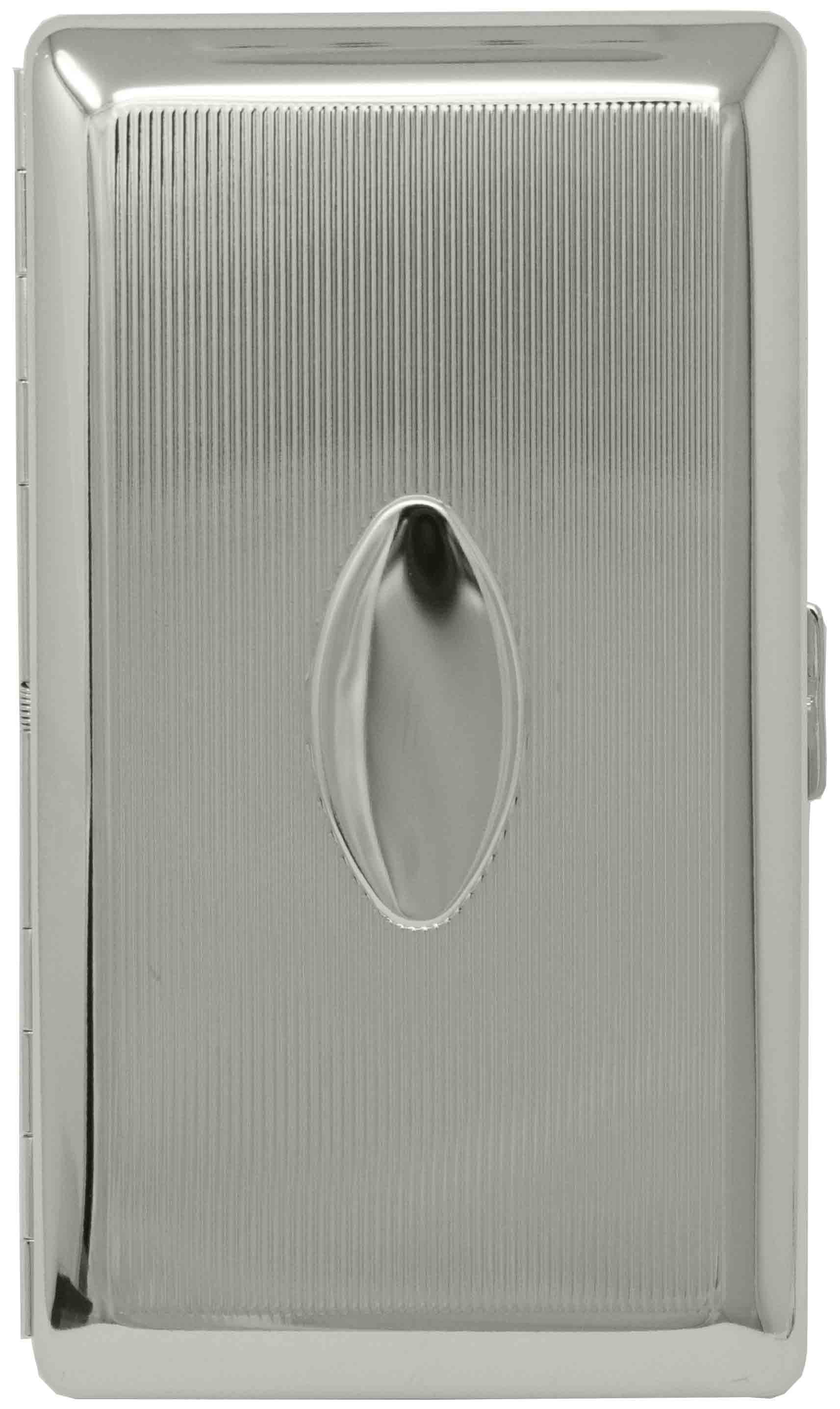 Oval Print Metal-Plated Cigarette Case (Full Pack - 120s Size ...