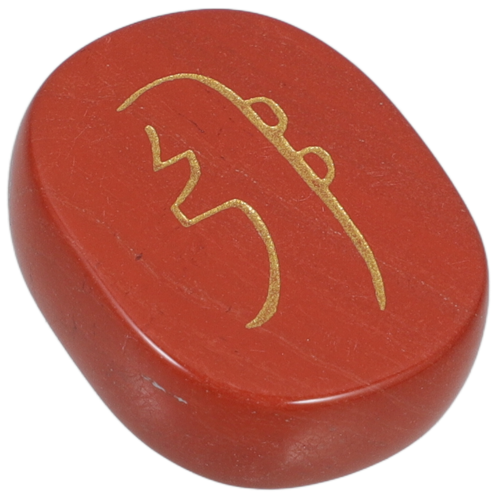 Toyvian Set of 4 Polished Red Jasper Chakra Palm Stones for Healing ...