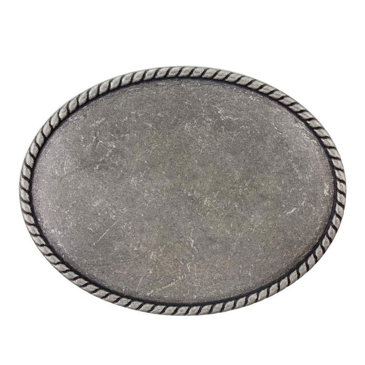 Oval Rope Edge Buckle Blank (AN) - Walmart.com