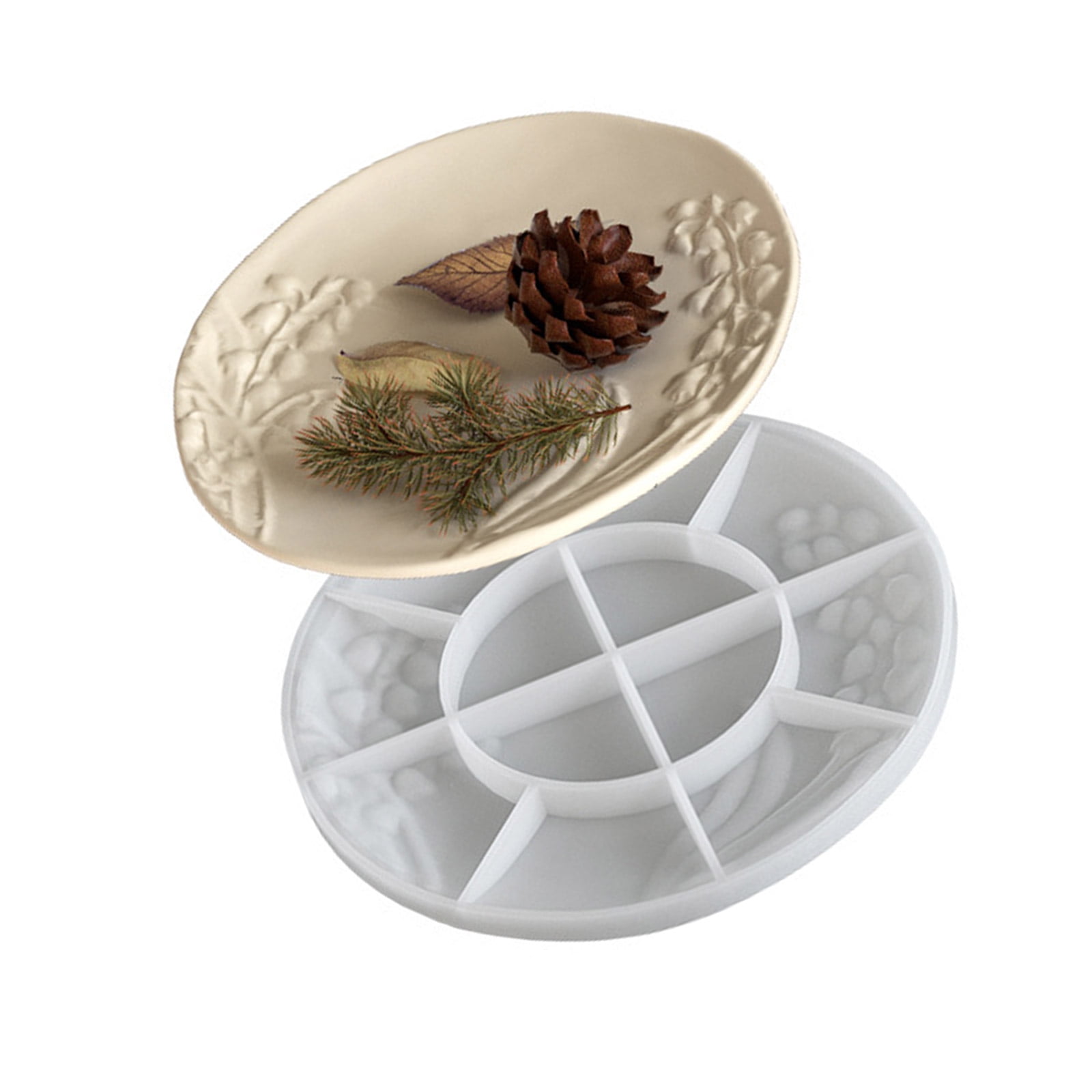 Flexible Retro Silicone Mold for Decorative Trays - Embossed Resin ...