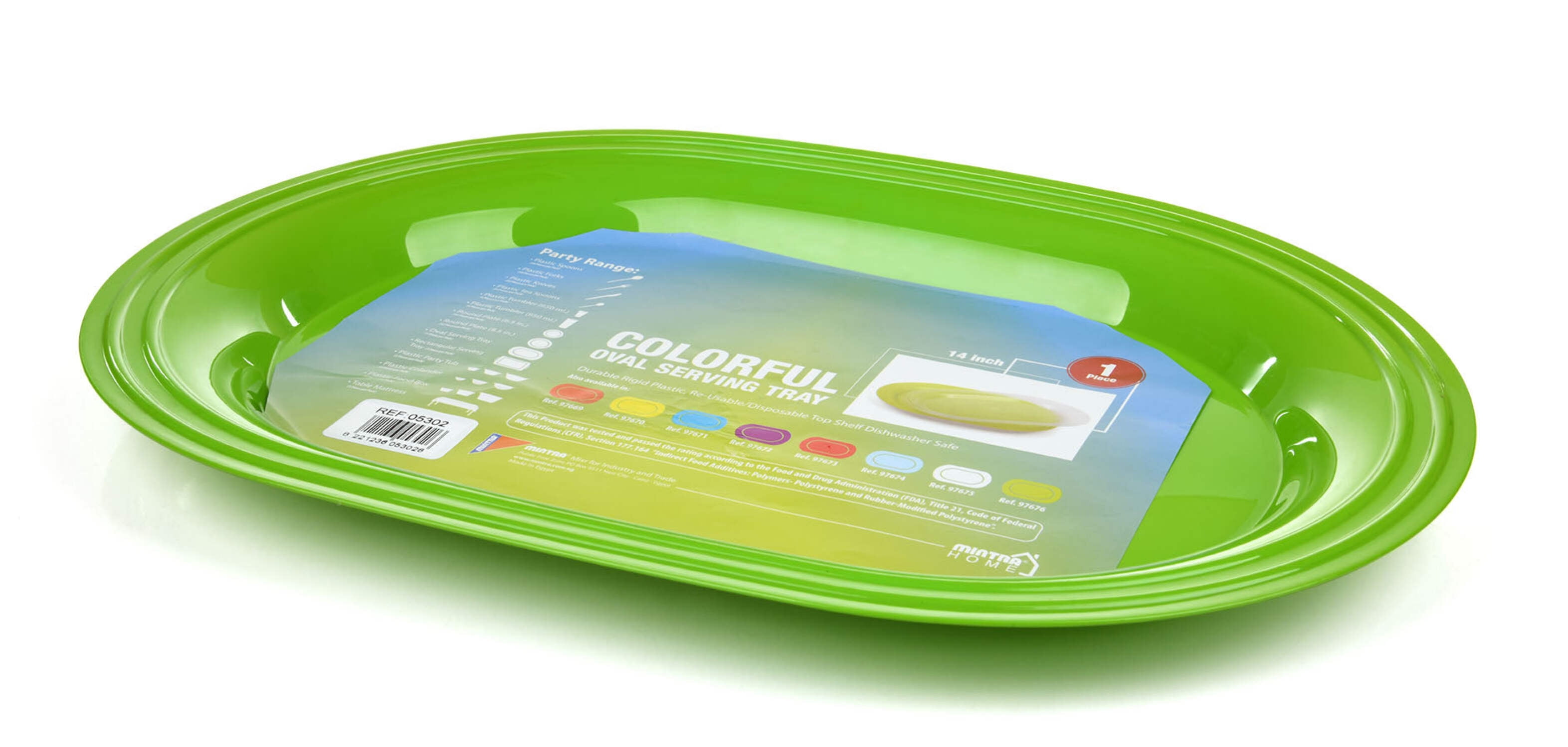 Oval Serving Tray (2 Pack) - Walmart.com