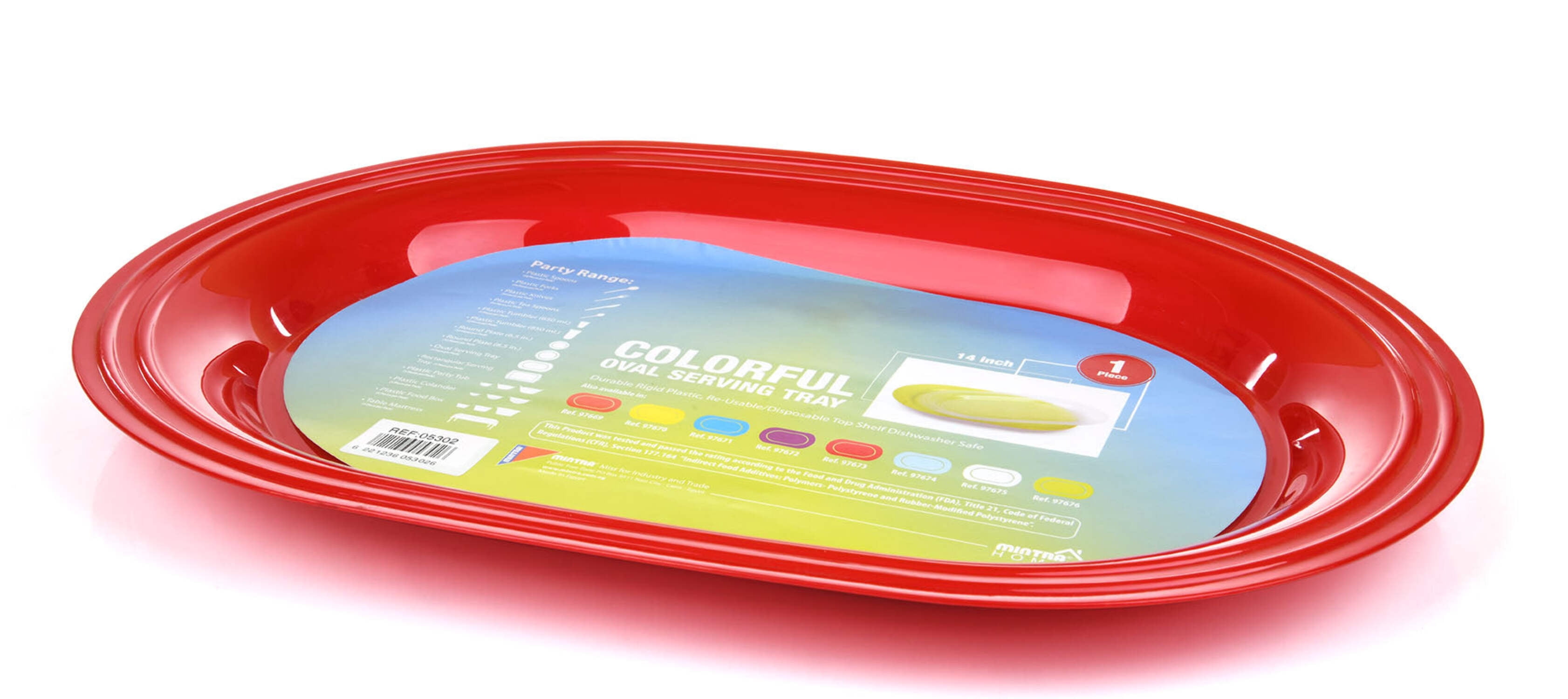 Oval Serving Tray (2 Pack) - Walmart.com