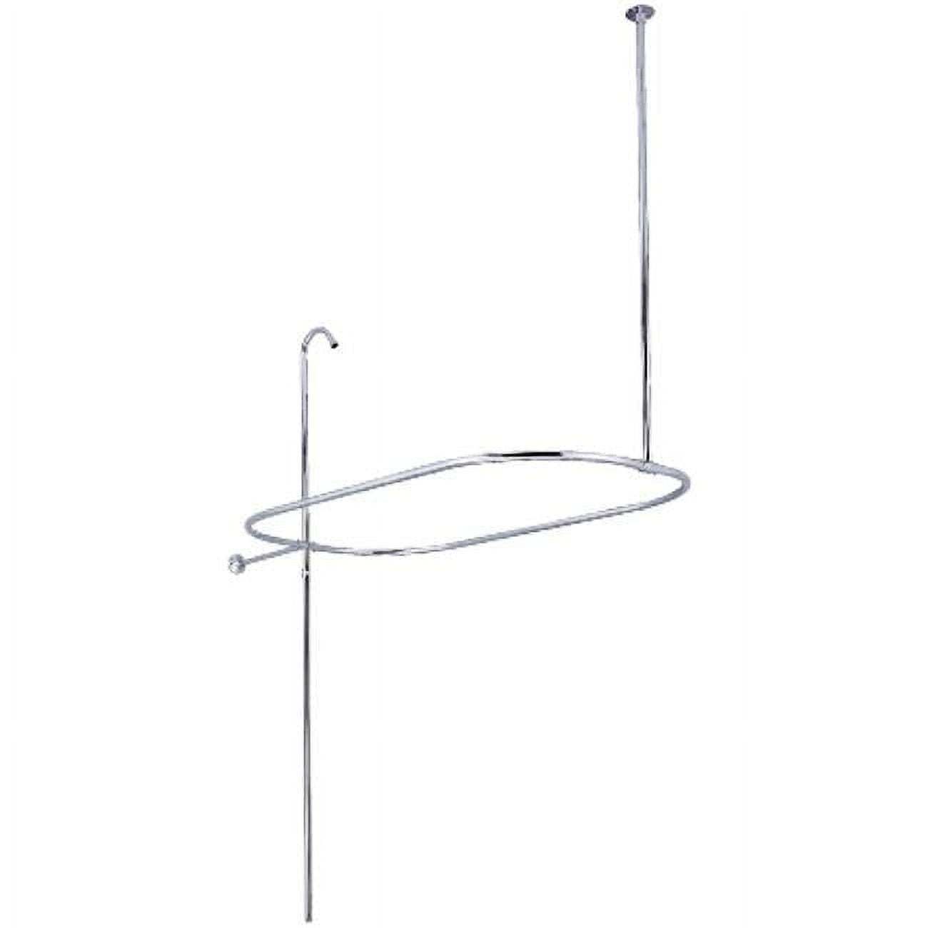 Oval-Shape Shower Riser With Enclosure - Polished Chrome - Walmart.com