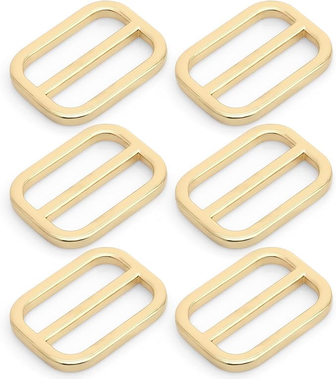 Oval Slide Buckle Metal Flat Oval Slider Triglide Strap Keeper Bag Belt ...