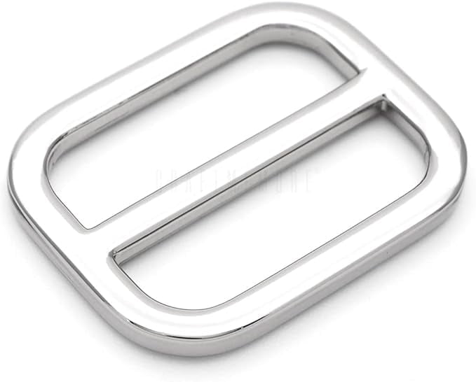 Oval Slide Buckle Metal Flat Oval Slider Triglide Strap Keeper Bag Belt ...