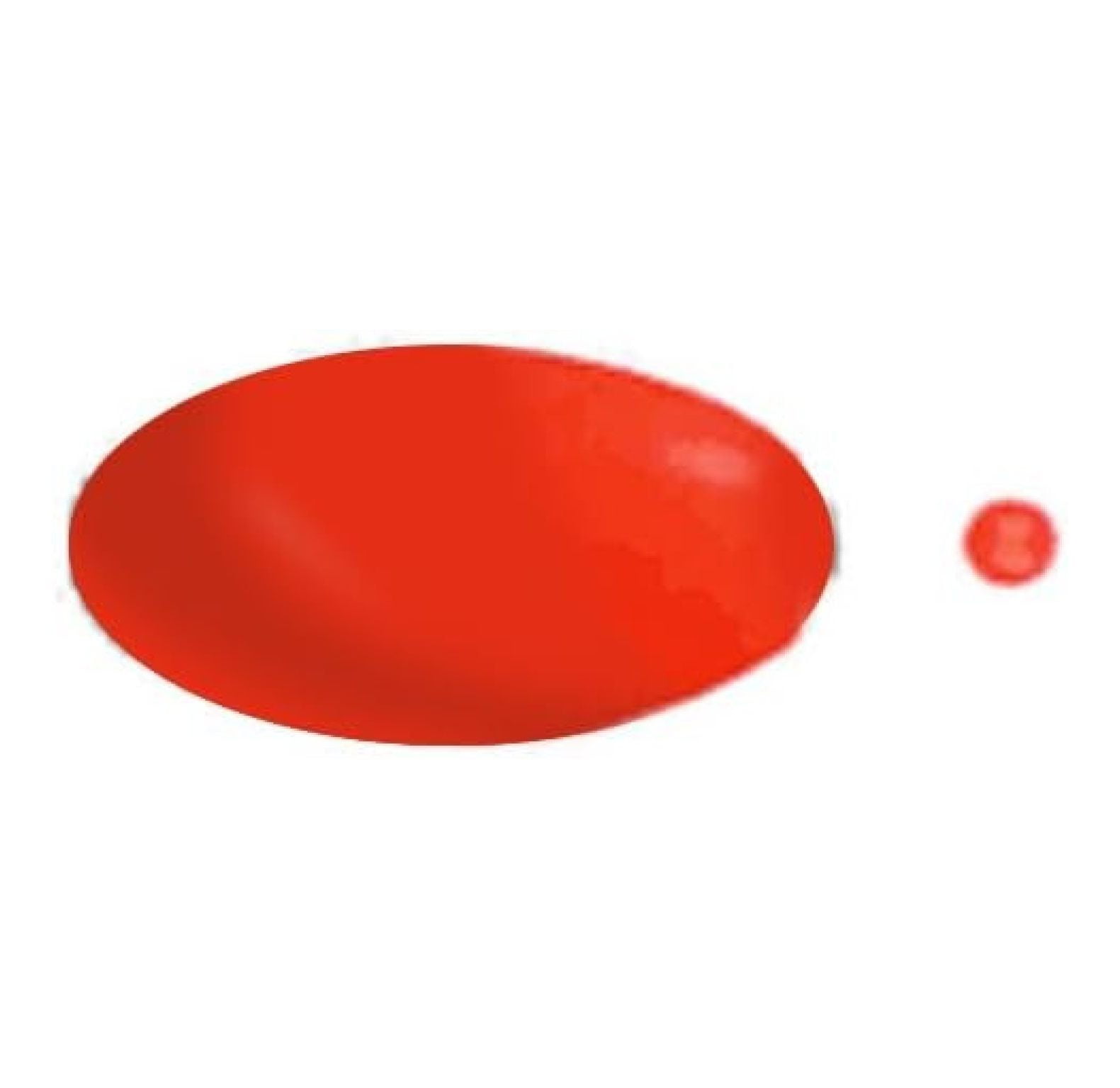 Oval Slip Float - 2.5 Inch Red Fishing Bobbers - 50 Pack - Styrofoam ...