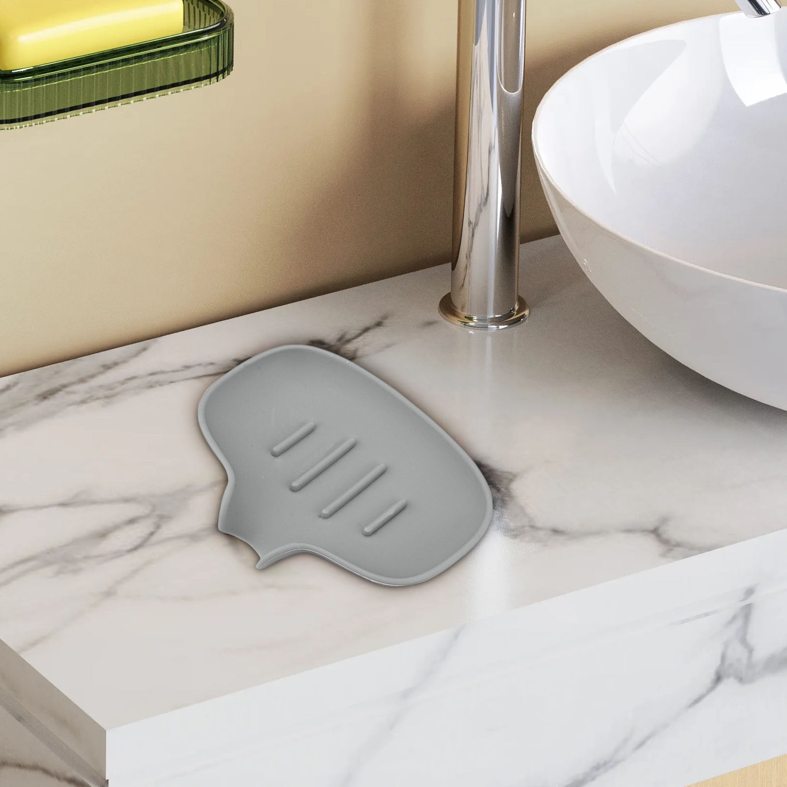 Oval Soap Box With Drainage Holes - No Punching Required, No Water ...