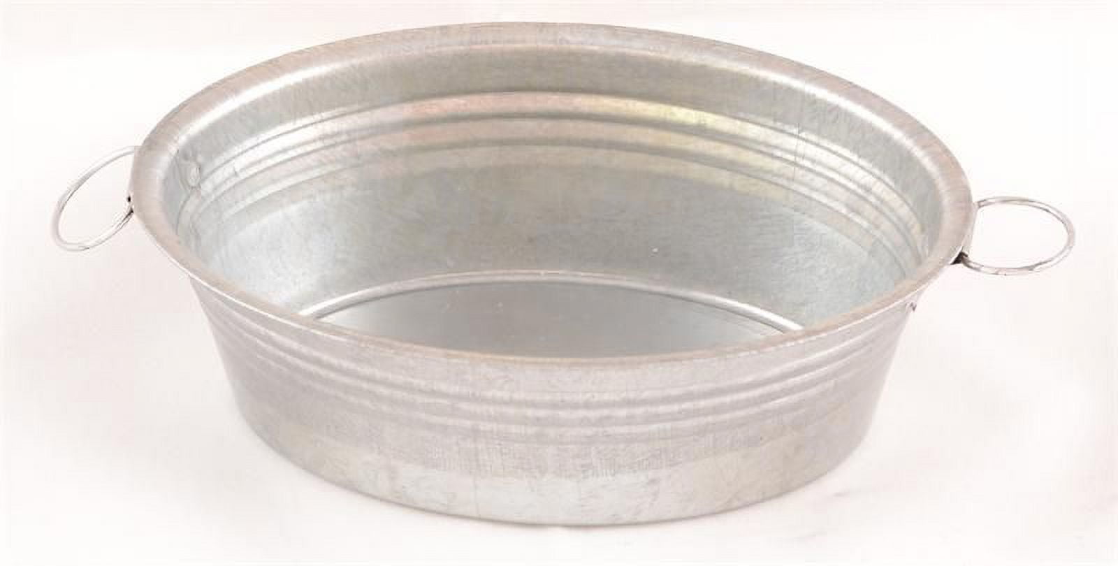 Oval Tin Tub 5.5 inch x 2 inch - Walmart.com