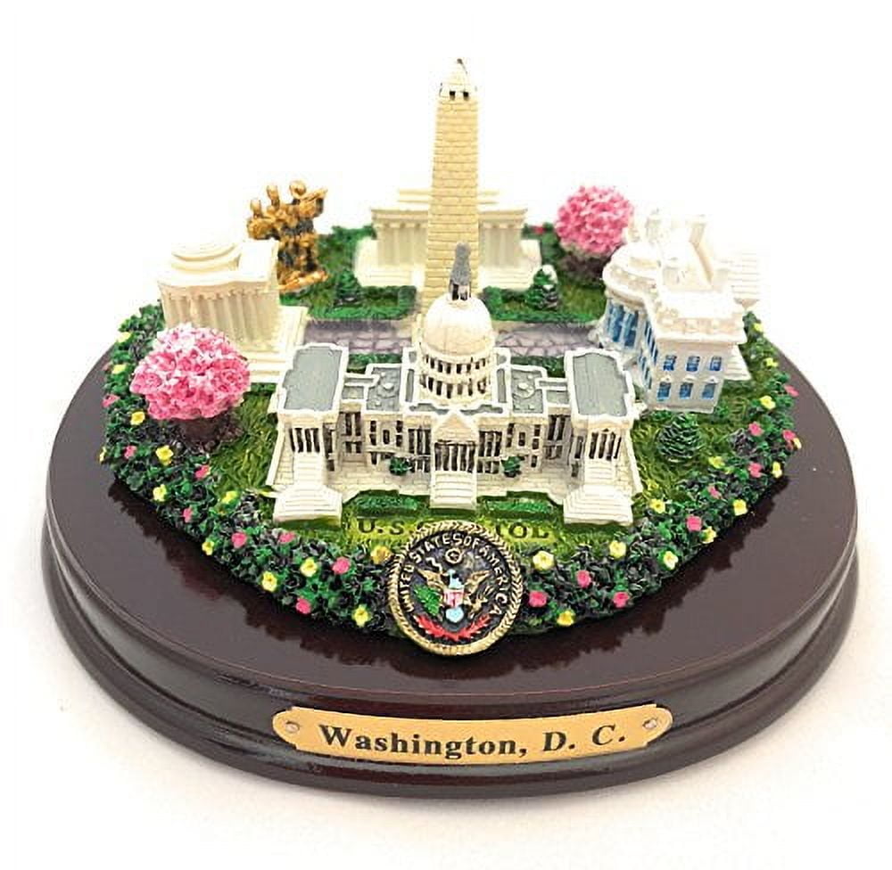 Oval Washington, D.C. Monuments Desk Statue (5") - Walmart.com