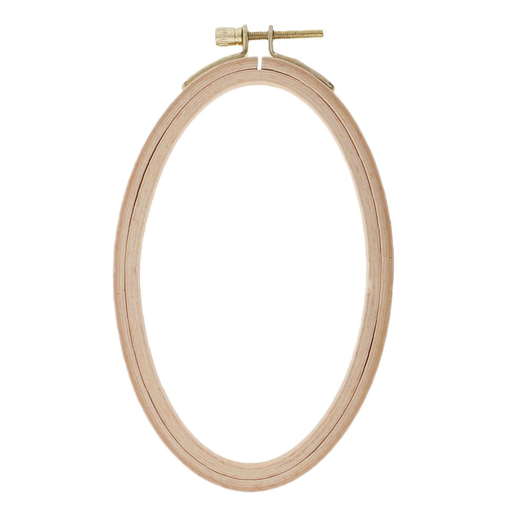 Oval Wooden Embroidery Wooden Sewing Embroidery for Stitch And DIY ...