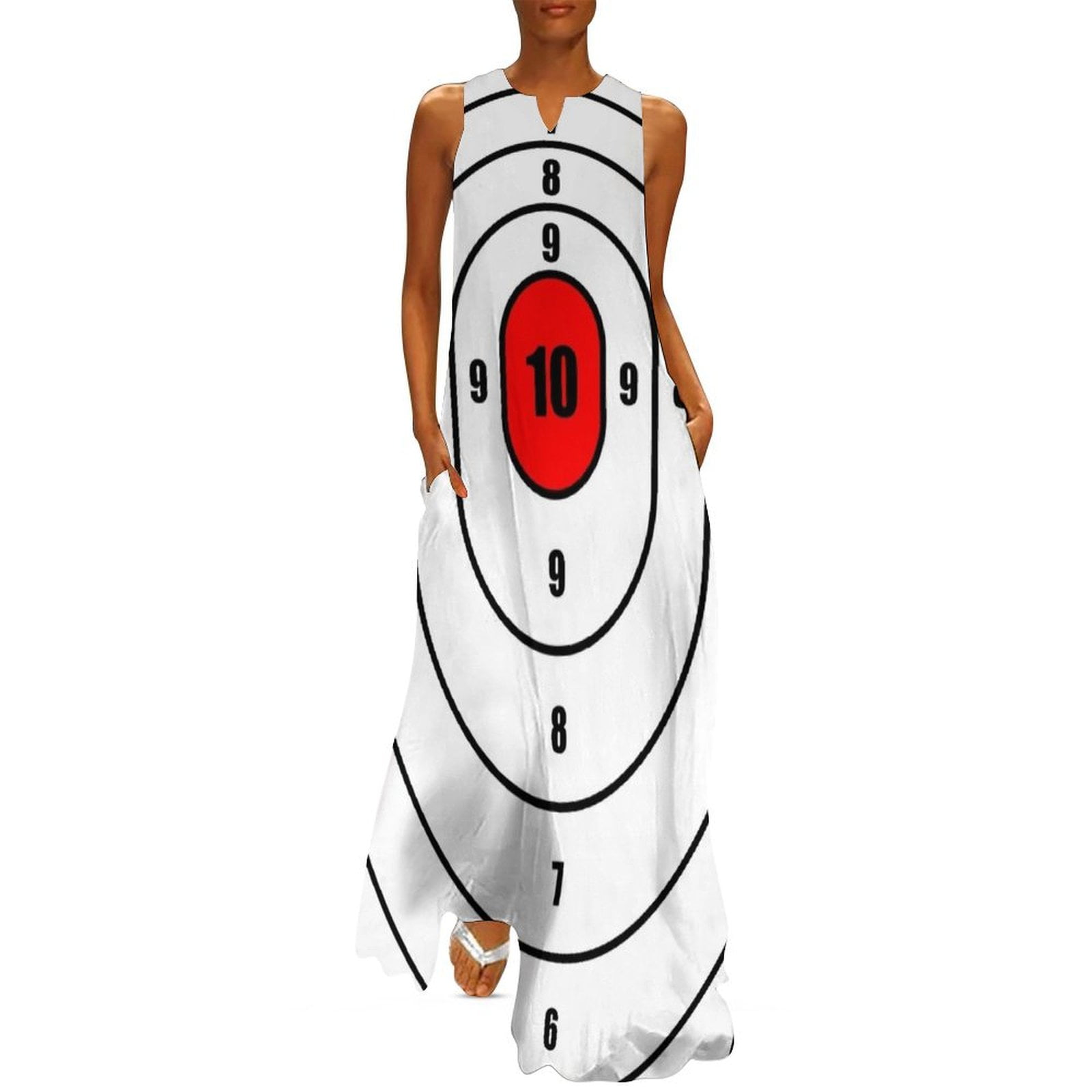 Oval shooting target Long Dress dresses for woman wom's summer dress02 ...