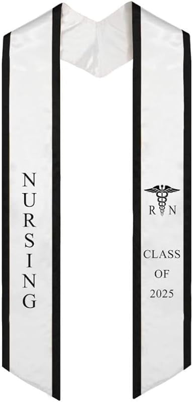Ovaltag Nursing Graduation RN Stole Nursing Graduate Sash Nurses School ...