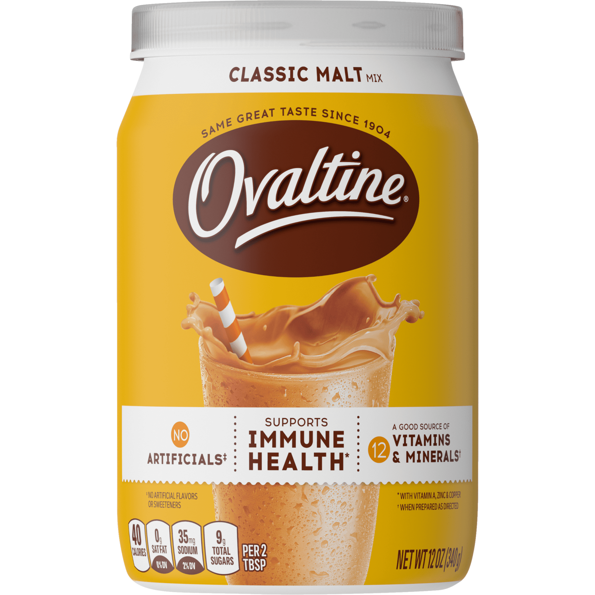 Ovaltine Classic Malt Drink Mix (Pack of 2) - Walmart.com