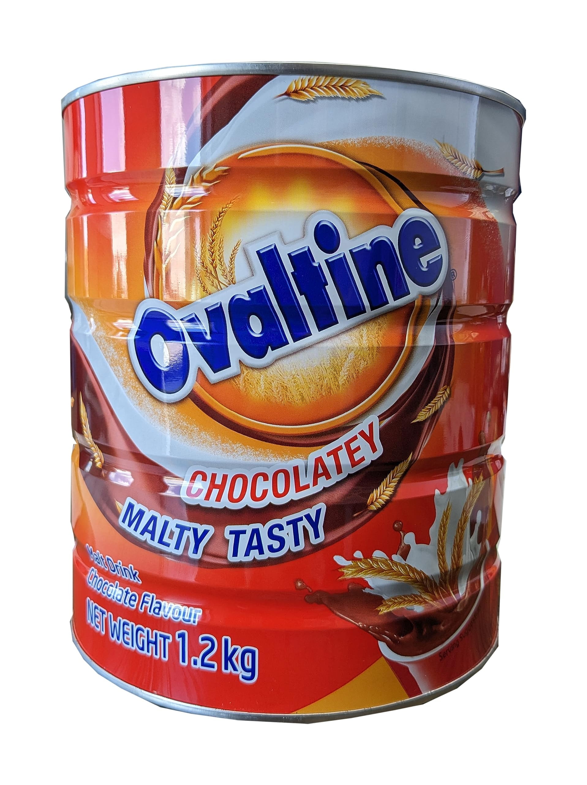 Ovaltine Chocolate Malt Beverage Powder, Hot or Cold Drink, Large 1200g ...