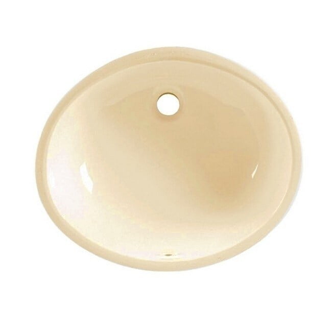 Free Shipping! Ovalyn Undermount Bathroom Sink in Bone - Walmart.com ...