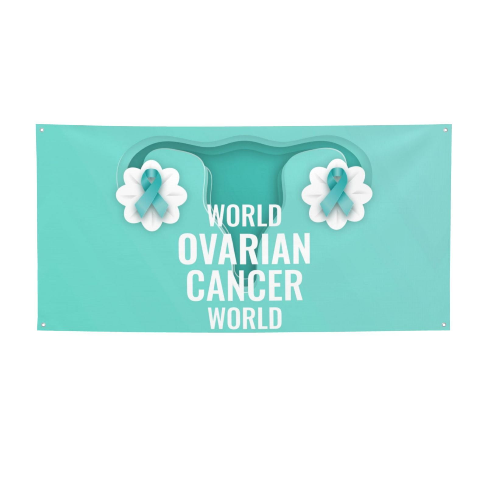 Ovarian Cancer Awareness Month Banner Backdrop Porch Sign Small Holiday ...