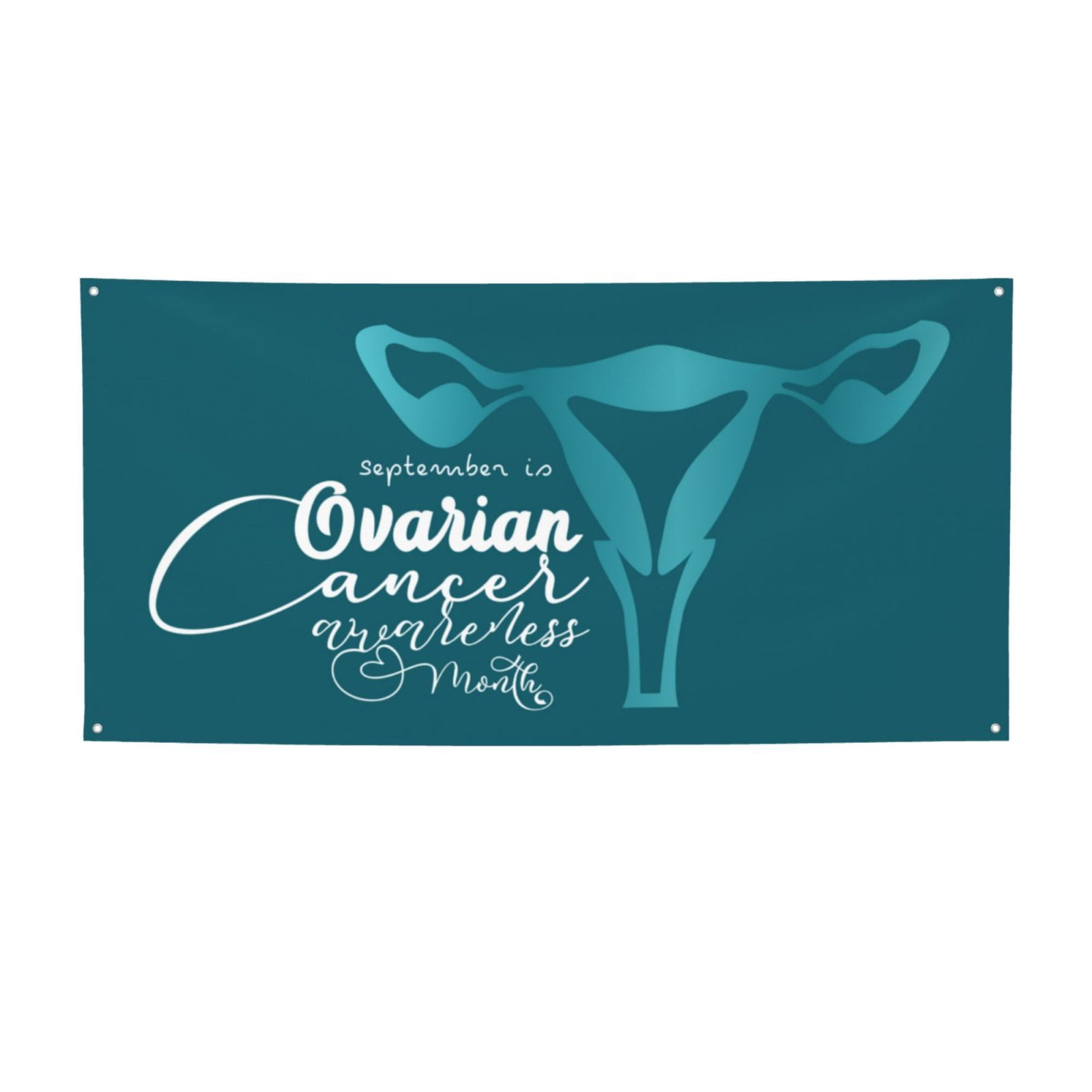 Ovarian Cancer Awareness Month Banner Backdrop Porch Sign Small Holiday ...