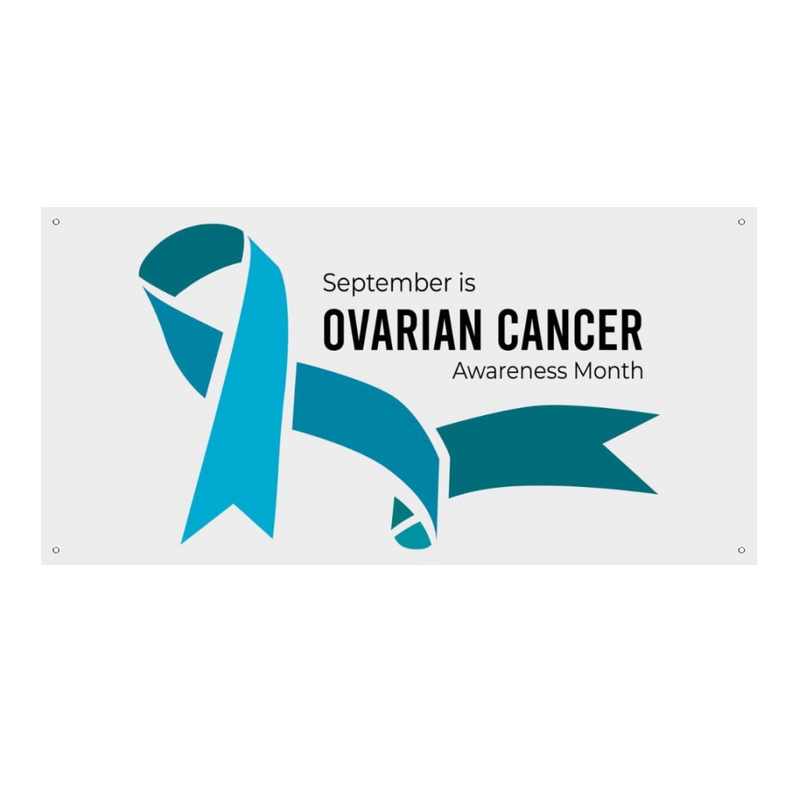 Ovarian Cancer Awareness Month Banners Flag Hanging Backdrop Sign Wall ...