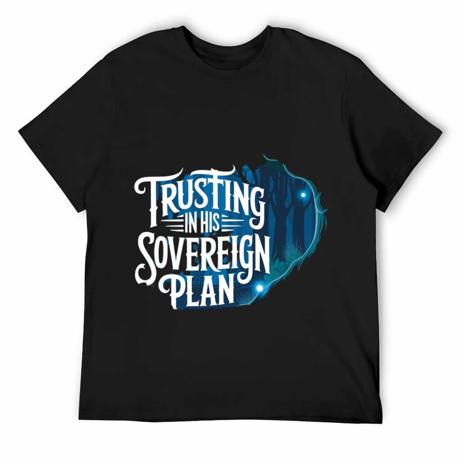 Ovarian Cancer Motivational Gifts Trusting in His sovereign plan Teal T ...