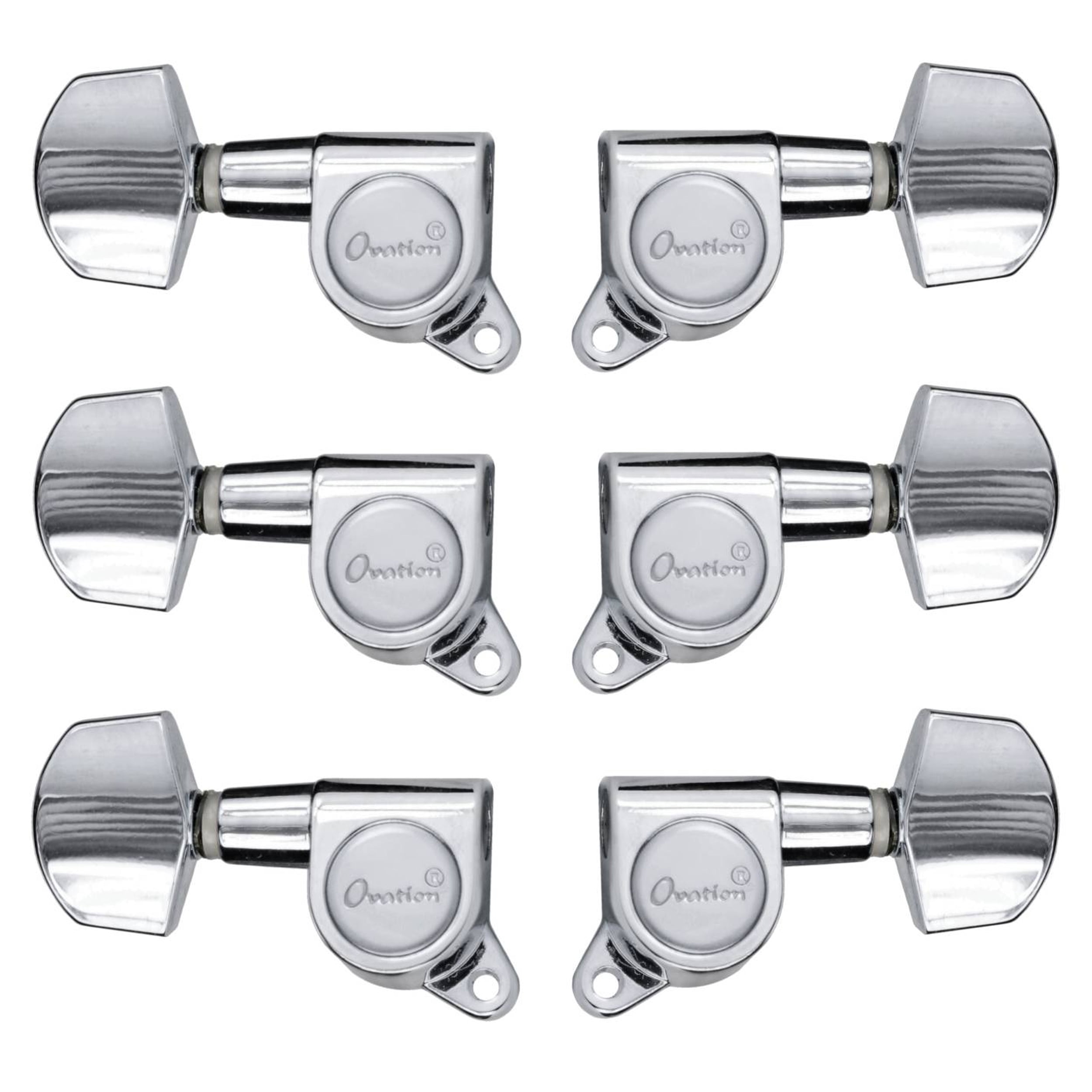 Ovation Chrome Guitar Tuning Machines Set, Large Pegs, 3+3, M01CR ...