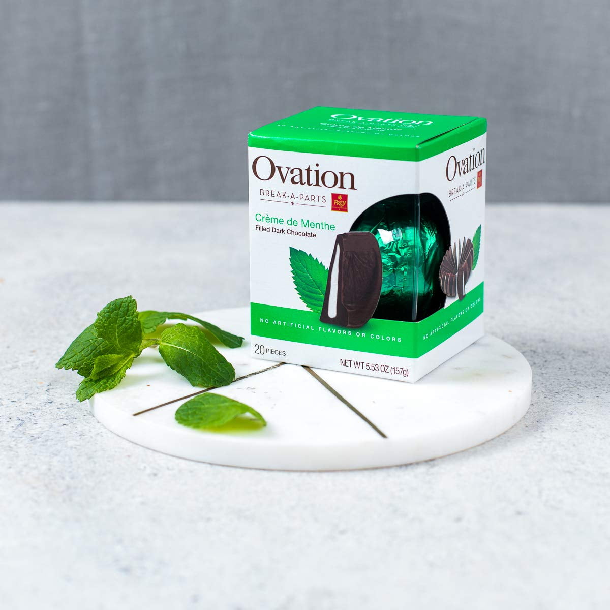 Ovation Dark Chocolate Creme d'Menthe Break-A-Part - 5.53 -oz. Sphere ...
