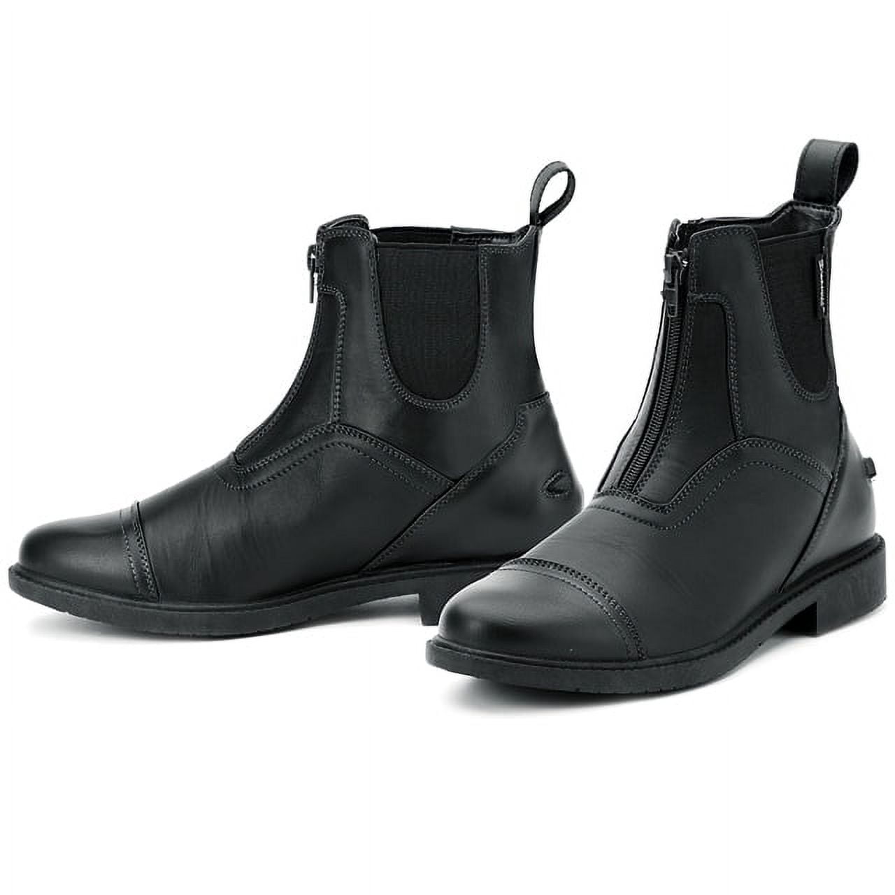 Ovation Energy Zip Front Paddock 8-8.5 Black - Walmart.com