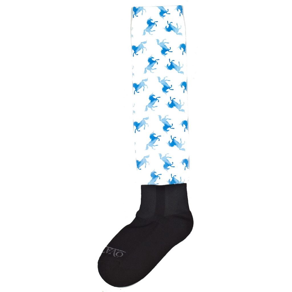 Ovation® PerformerZ™ Boot Sock (Blue Unicorns, Ladies 7-10) - Walmart.com