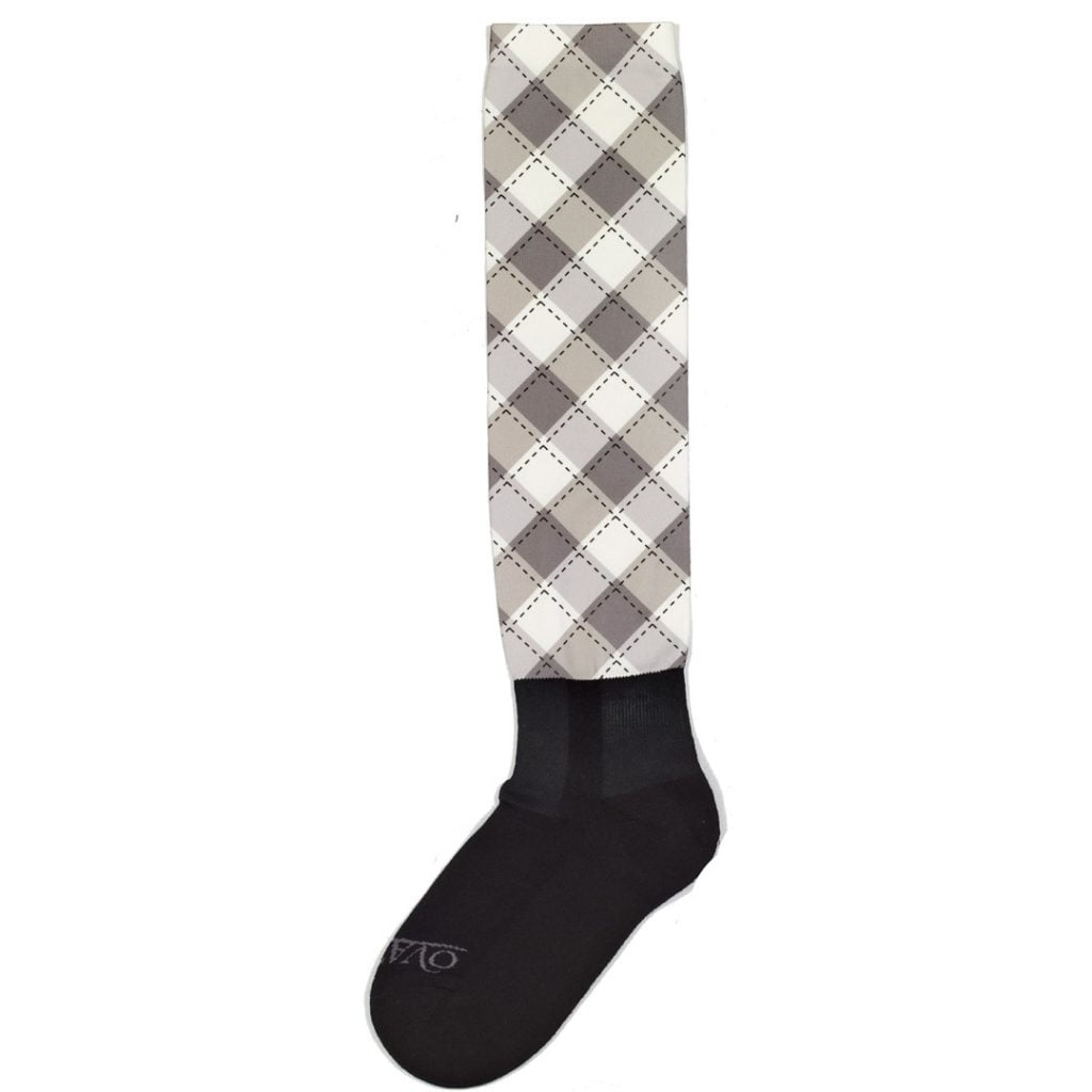 Ovation® PerformerZ™ Boot Sock (Ladies 7-10, Gingham Brown) - Walmart.com