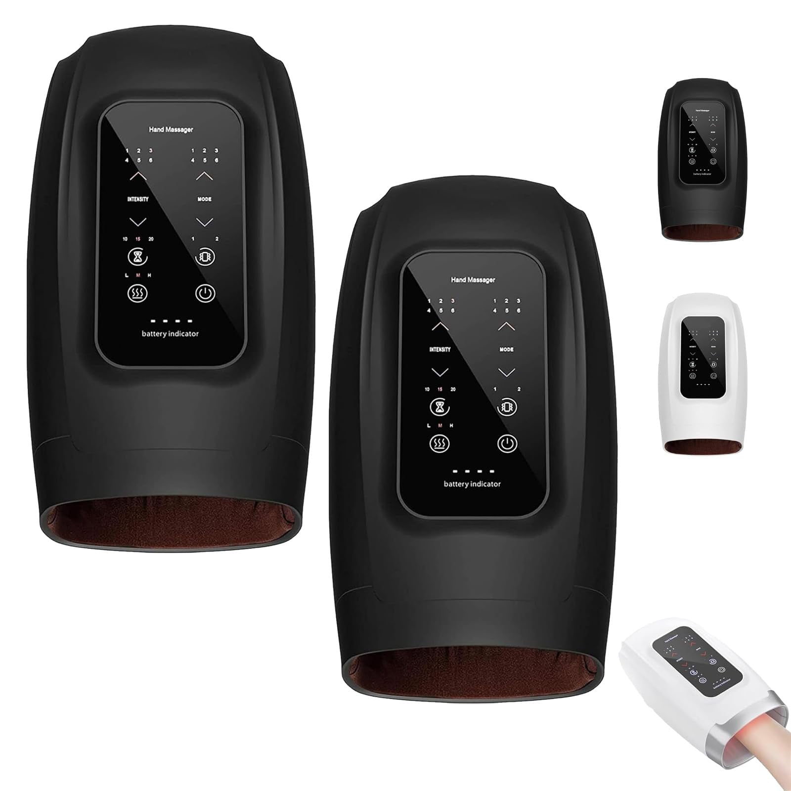 Ovawi Hand Massager, New Hand Massager with Heat and Compression, 6 ...