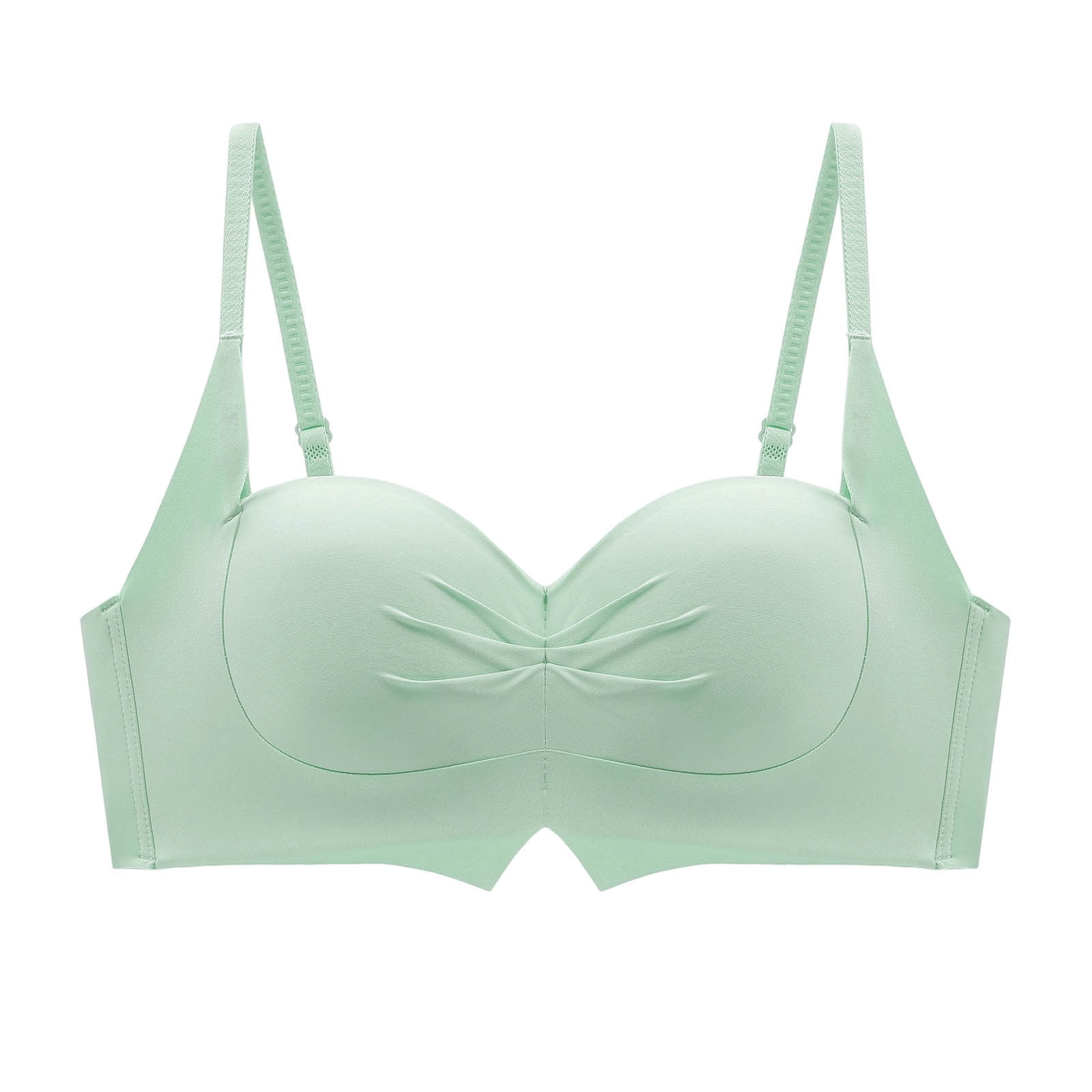 Ovbmpzd Bras for Older Women Minimizer Wireless Push Up Bra Everyday ...