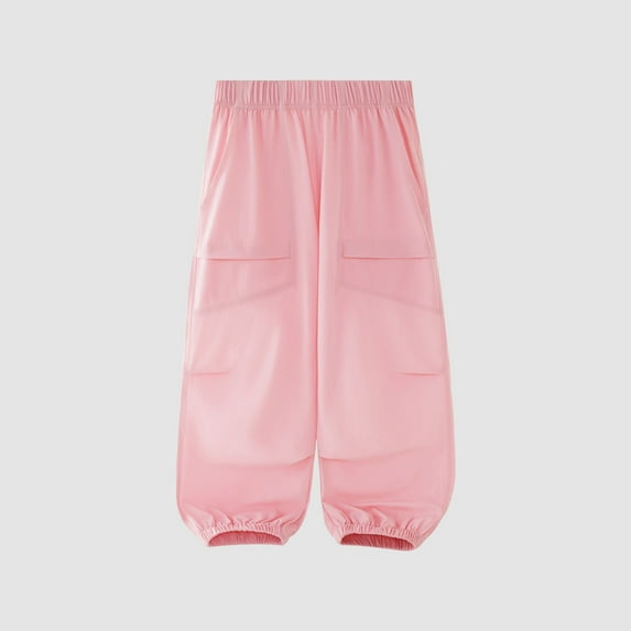 Ovbmpzd Cargo Pants for Girls Boys Wide Leg Pink Jogger Outdoor Holiday ...