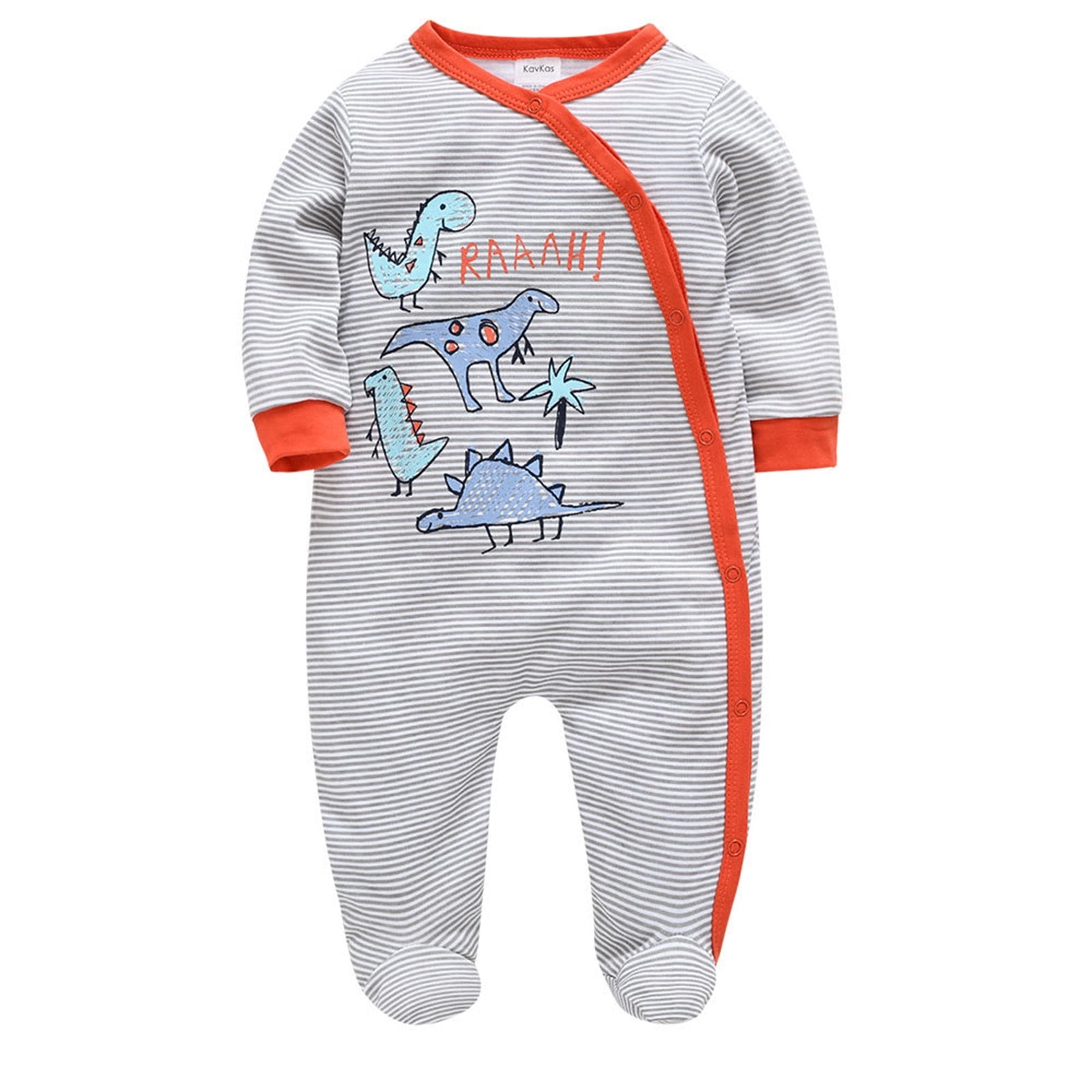 Ovbmpzd Cute Baby Pjs $5.00 Blue Long Sleeve Cotton Animal Sleep N ...