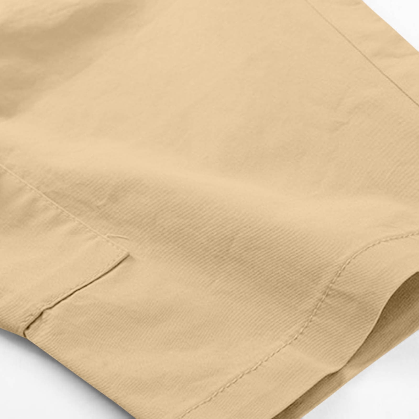 Ovbmpzd Girls Shorts Cotton Cargo Yellow Solid Elastic Waist Pockets ...