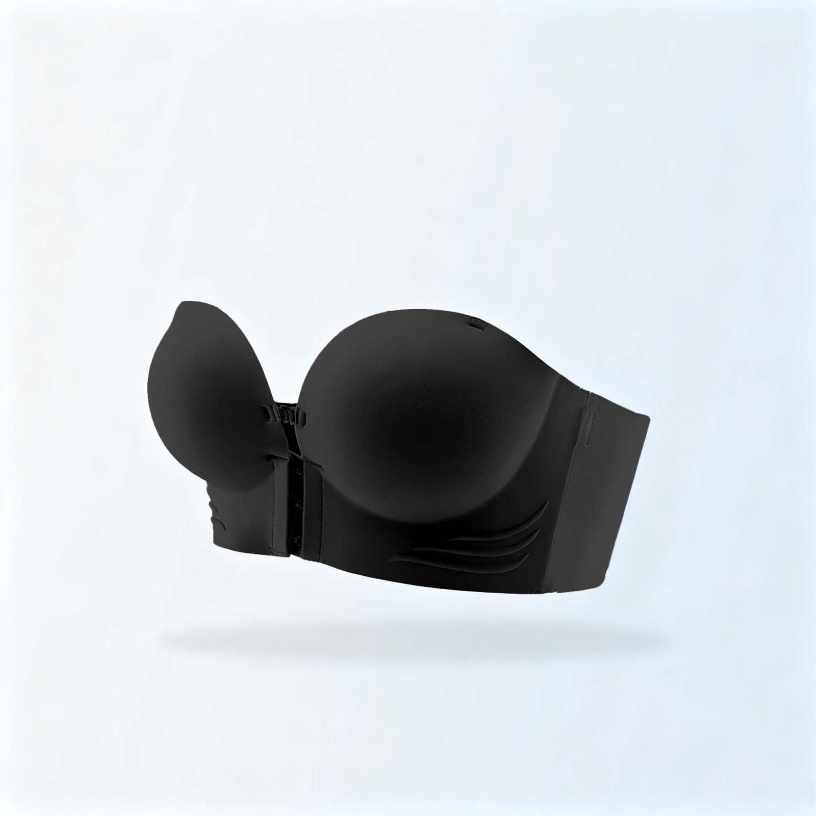 Ovbmpzd Women Bras Demi Push Up Wireless Balconette Front Closure Soft ...