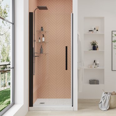 Mustee Durastall Shower Stall, Thermoplastic, Center Drain, Slip ...