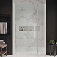 Mustee Durastall Shower Stall, Thermoplastic, Center Drain, Slip ...