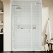 Mustee Durastall Shower Stall, Thermoplastic, Center Drain, Slip ...