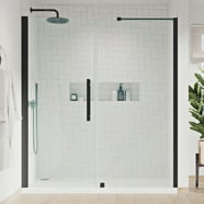 Mustee Durastall Shower Stall, Thermoplastic, Center Drain, Slip ...