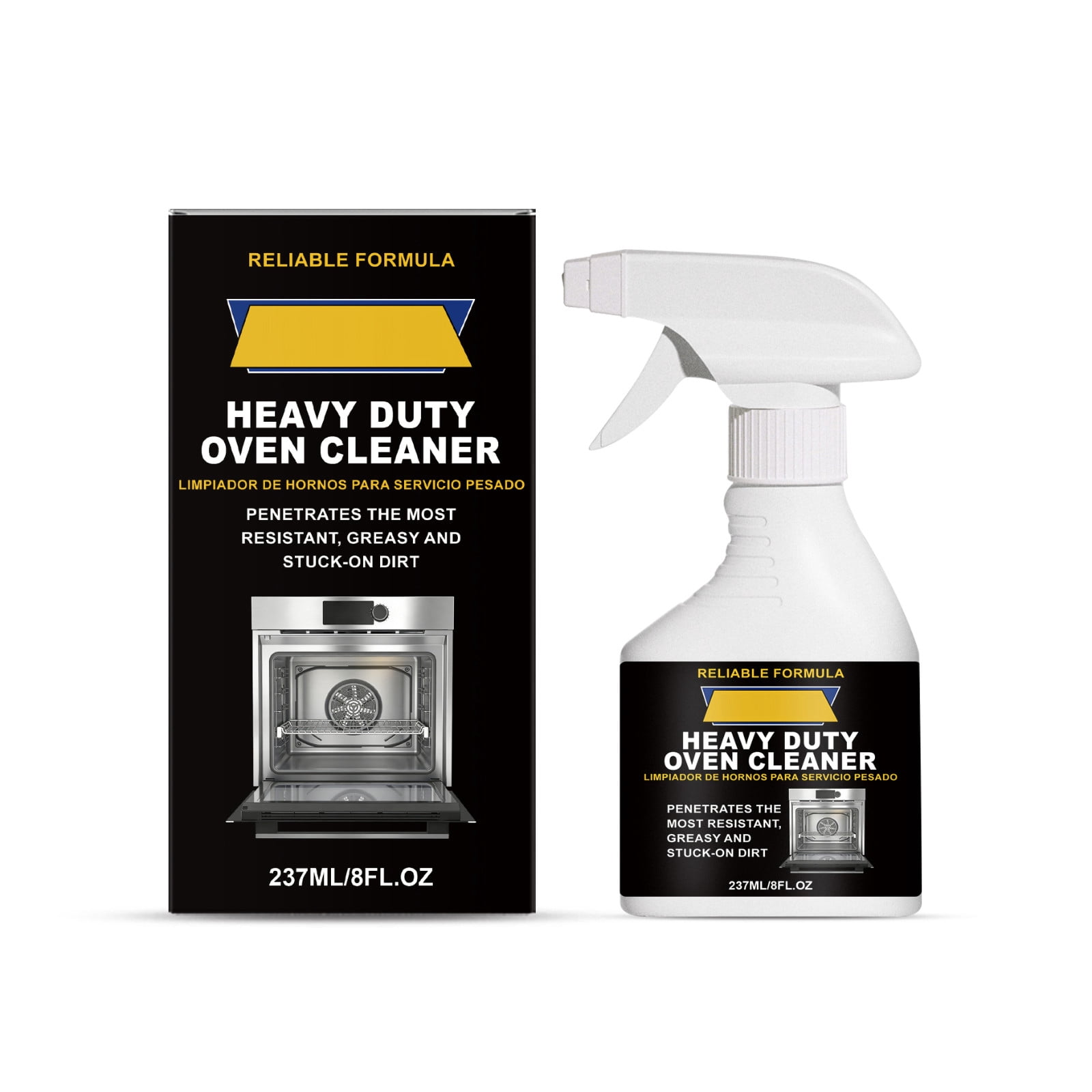 Oven Cleaner Heavy Duty Spray, Cleaner and Degreaser BBQ Cooking Grates ...