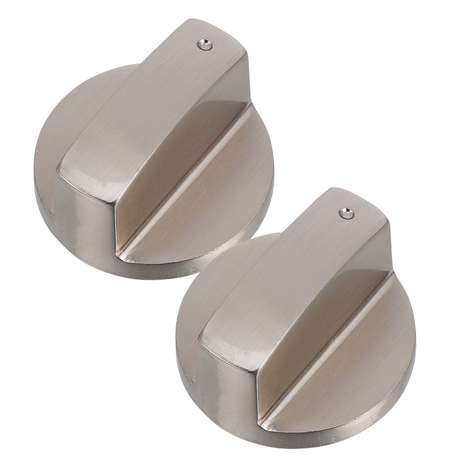 Hemoton Universal Gas Stove Knob Replacement Zinc Alloy Silver Color ...