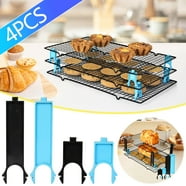 A Akraf 3-Tier Stackable Cooling Rack Baking Shelf for Bread Cakes ...