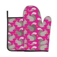 Morease 1 Pair Oven Mitts Oven Gloves Oven Pot Holder Baking Cooking ...