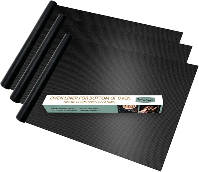 Oven Liners for Bottom of Oven-23.6x15.7 Inch Heavy Duty Non-stick ...
