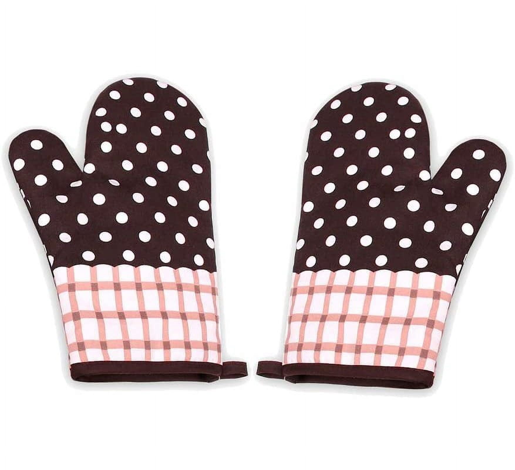 Oven Mitts and Pot Holders, Oven Glove Heat Resistant with Kitchen ...