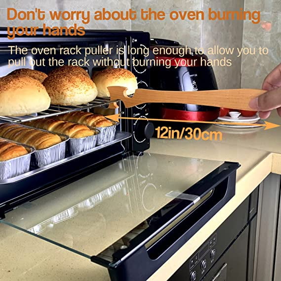Oven Rack Puller, Oven Accessories Are Made Of Beech Wood And Very ...