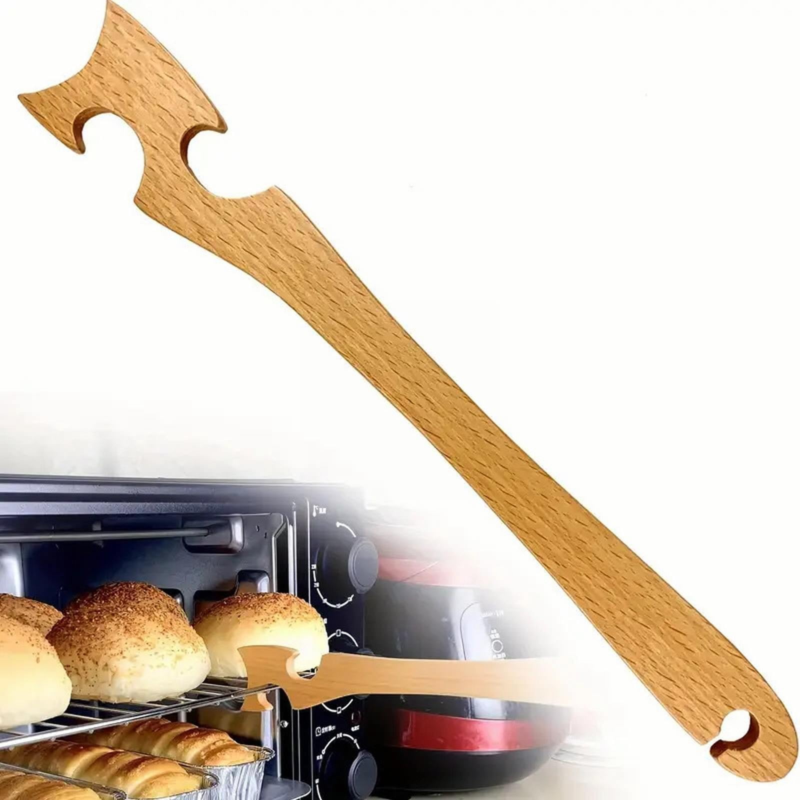 Oven Rack Puller Wood Oven Rack Pull Tool Scalding Pull Out Hot Racks ...