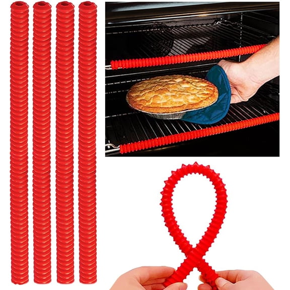 Oven Rack Guard Heat Insulation Strip - Oven Protector Sleeve for Hands ...